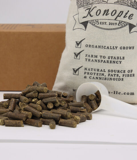 Equine and Hobby Animal Hemp Pellets - Pure Konopie